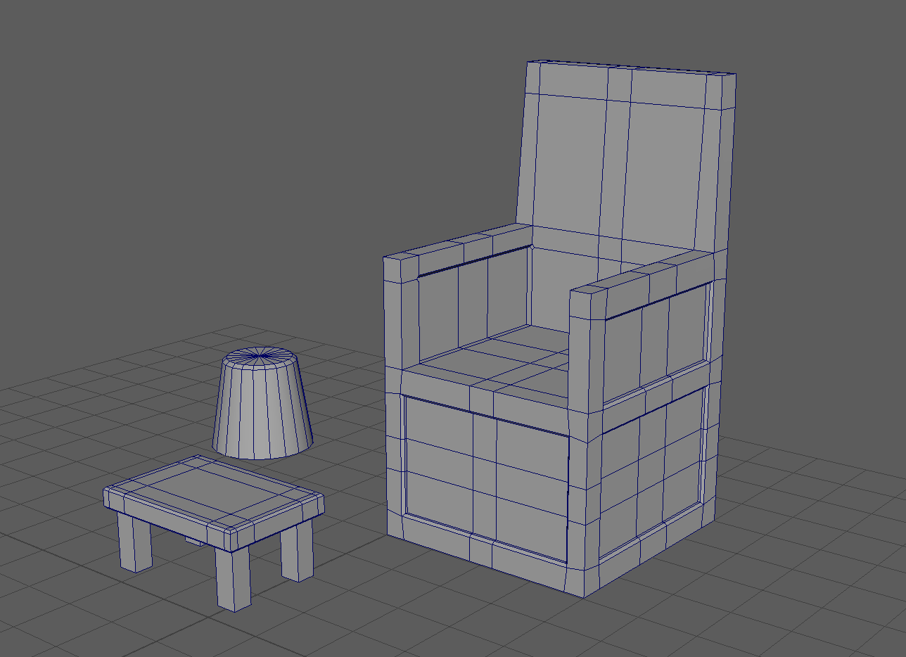 Terrain+Room Objects – A17 Artistic Game Development I